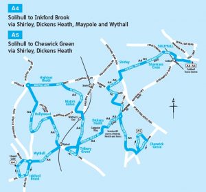 A4 & A5 route map - 18 April 21 - Landflight