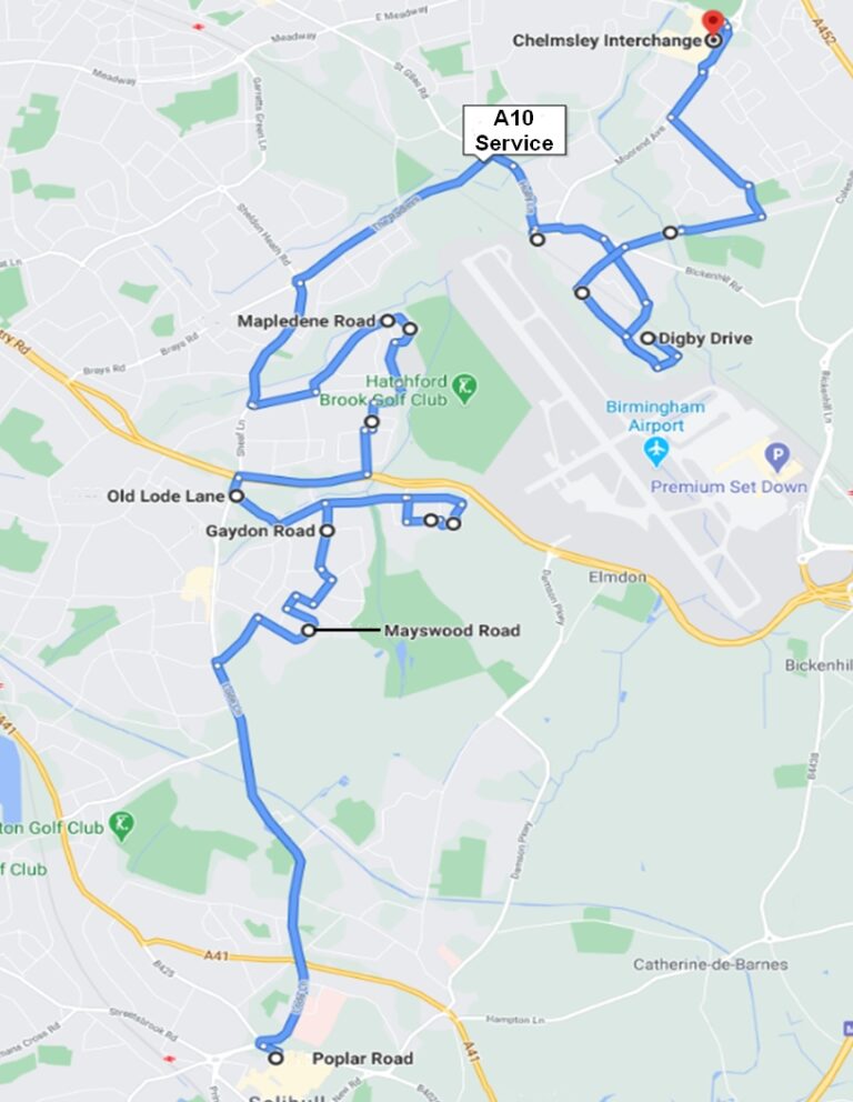 A10 Extension wef 25Oct20map - Landflight